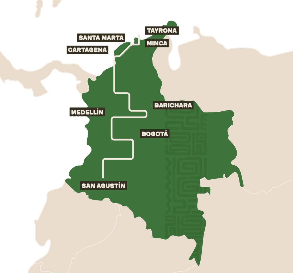 Rediscover Colombia: Barichara, San Agustín y Minca - Masaya